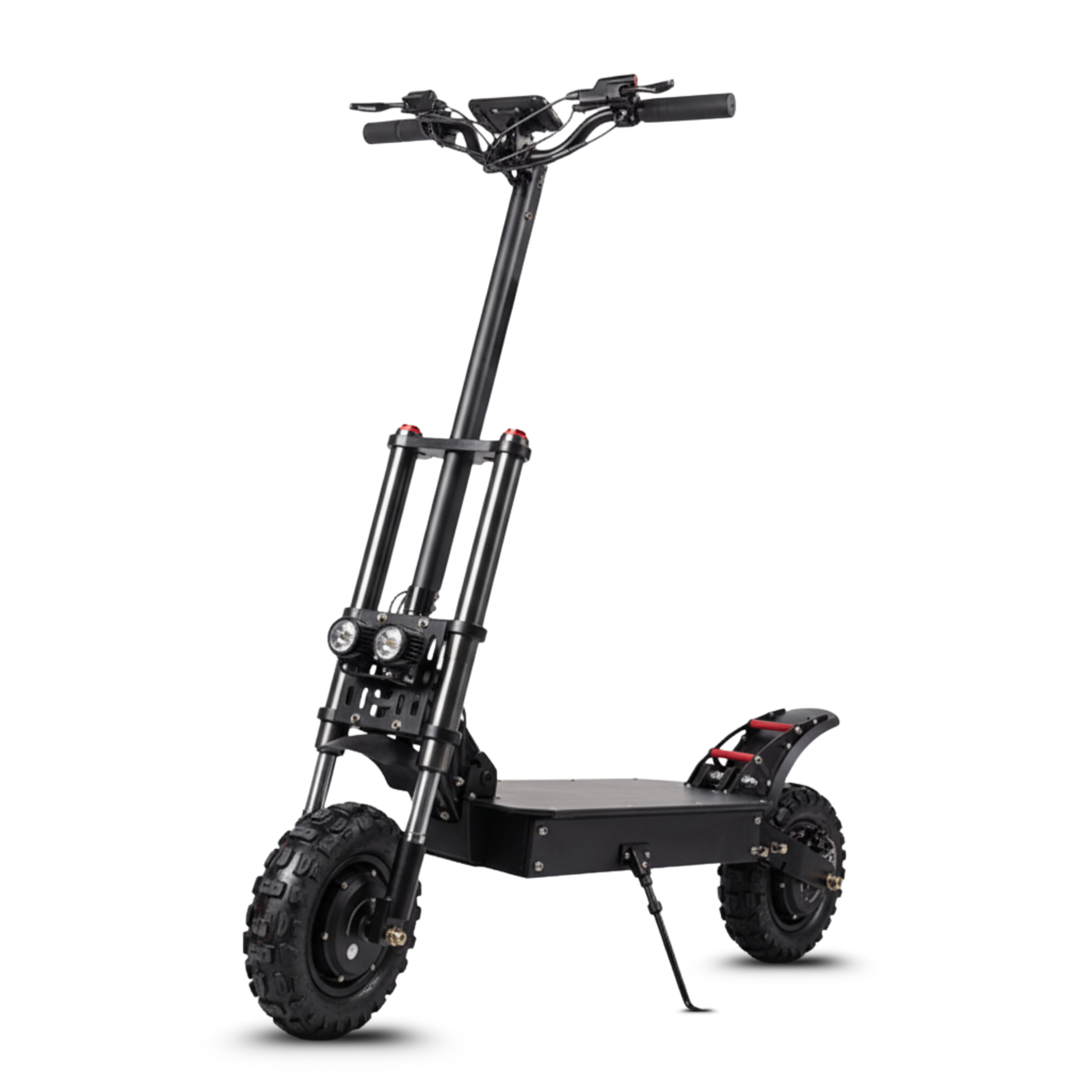 Foldable all-terrain cross electric scooter 2-wheel drive Lonix model ...
