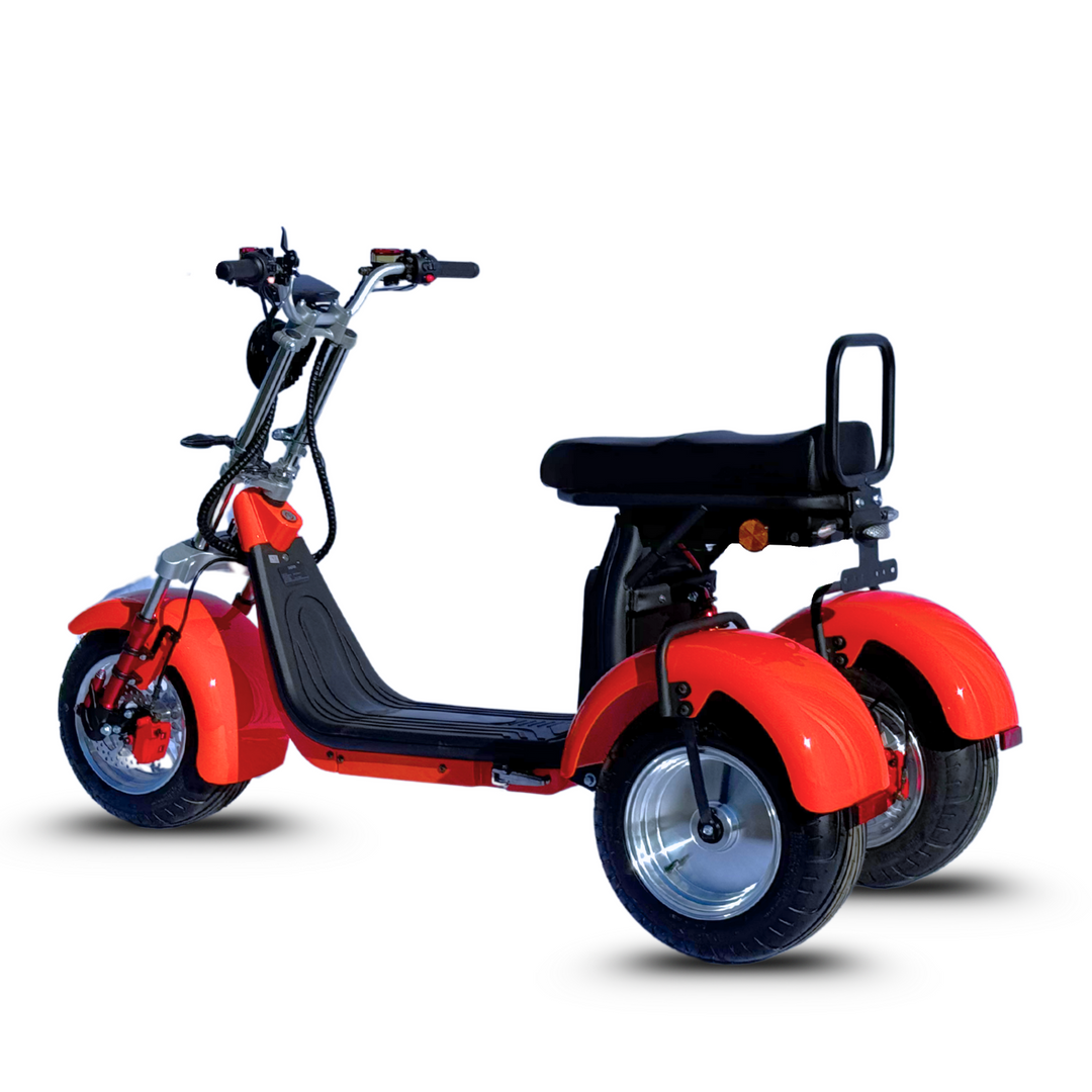 3-wheel electric tricycle City Coco CP-7.0 – two-seater model with lon ...