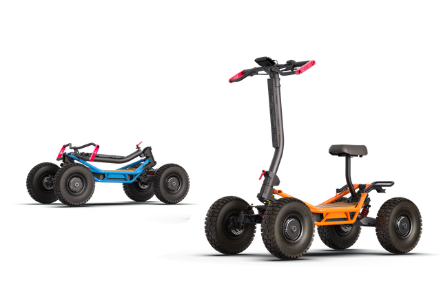 VEEHOP All Terrain 4WD Scooter with Foldable Seat 3200w / 6400w 40ah ...