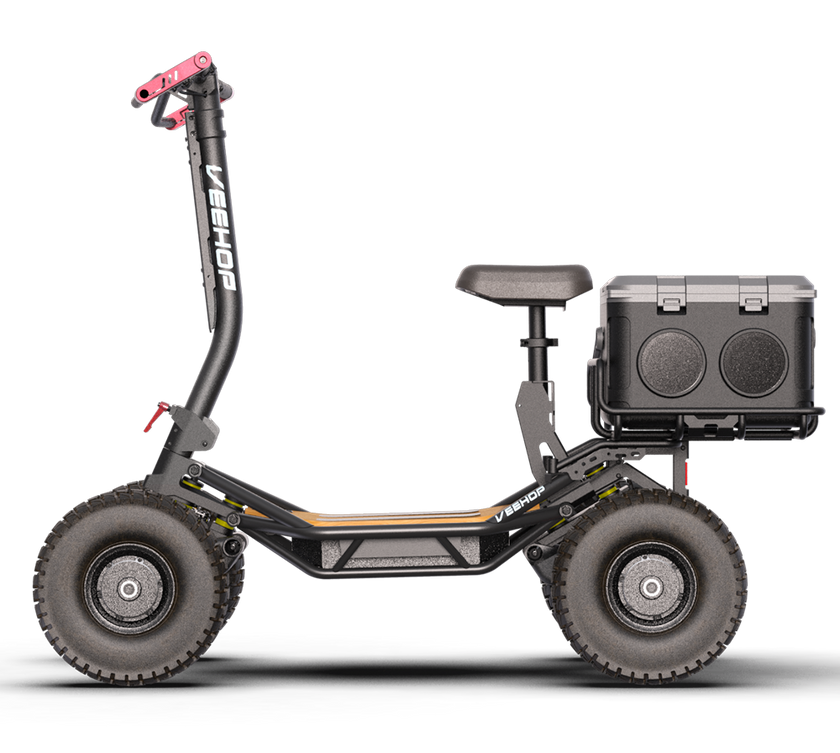 4WD All Terrain Scooter with Foldable Saddle 3200w/6400w 40ah Veehop ...